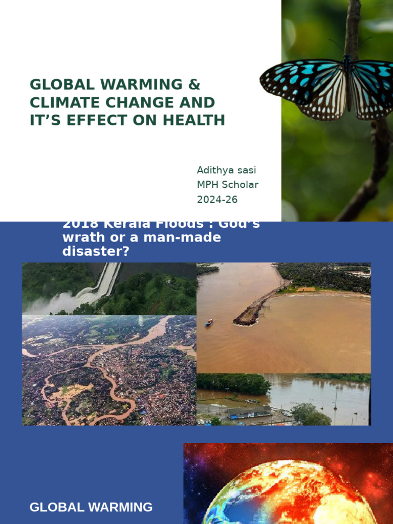 Global WARMING & Climate Change and It's Effect | PDF | Climate Change ...