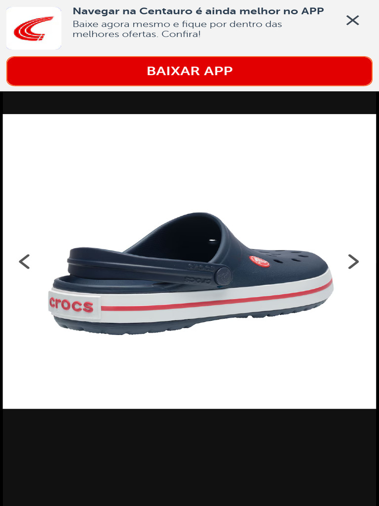 Sandália Crocs Crocband - Adulto em Promoção Centauro | PDF