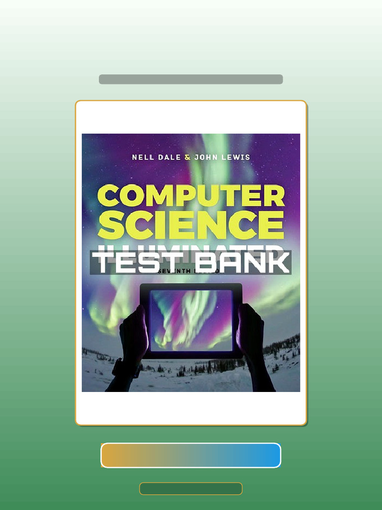 Test Bank of Computer Science Illuminated 7th Edition by Dale eBook and ...