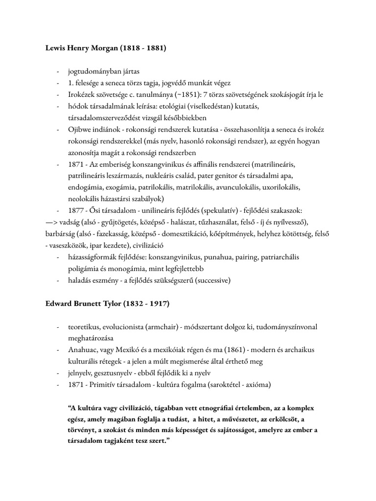 Antropológia Nevek | PDF
