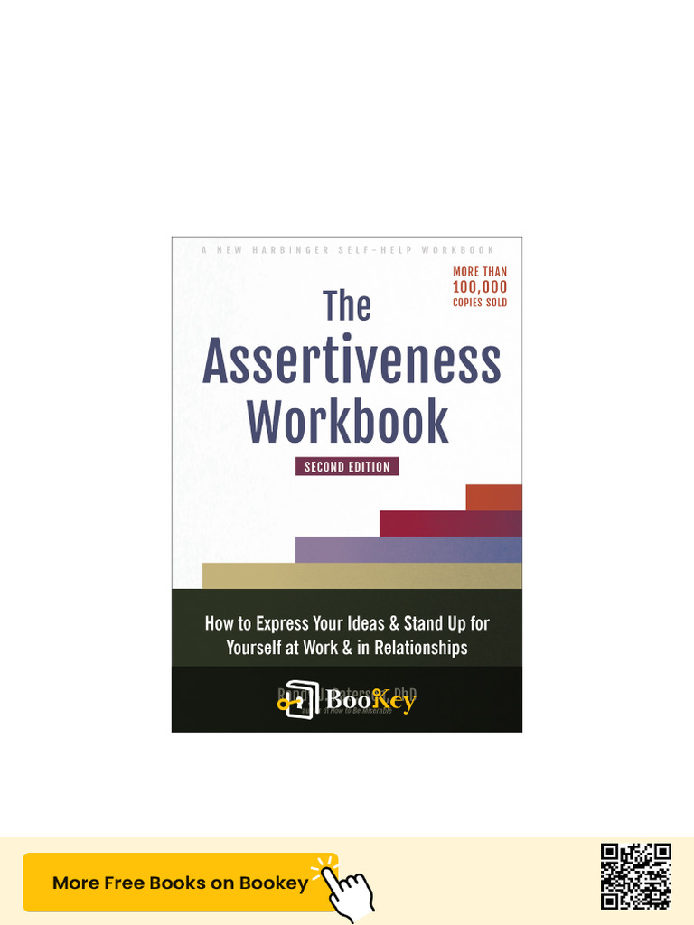 The Assertiveness Workbook Pdf Pdf Nonverbal Communication