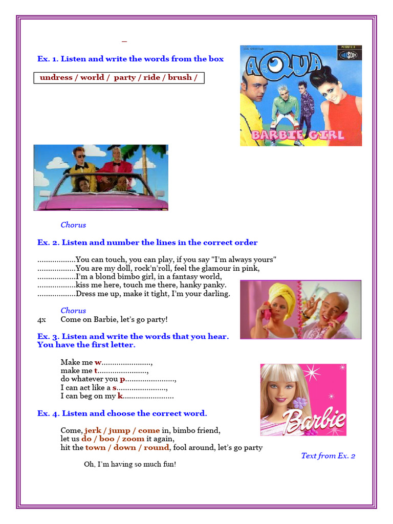 Barbie Girld Aqua | PDF | Barbie | Doll Brands