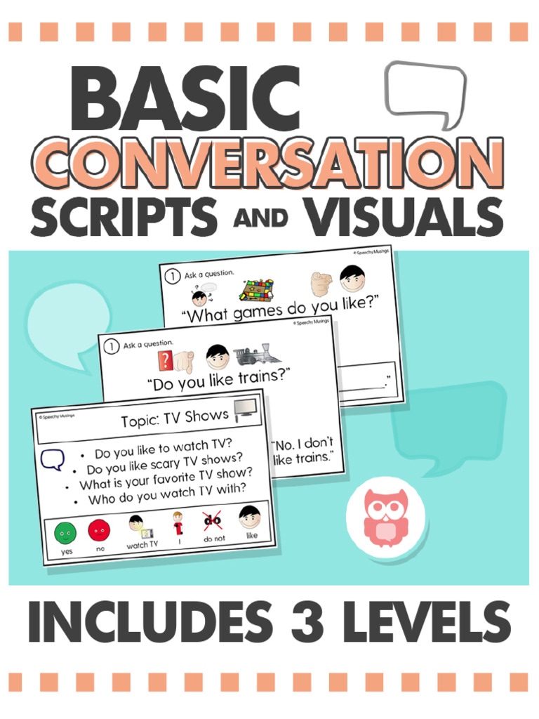 Conversation Skills Activity Packet | PDF