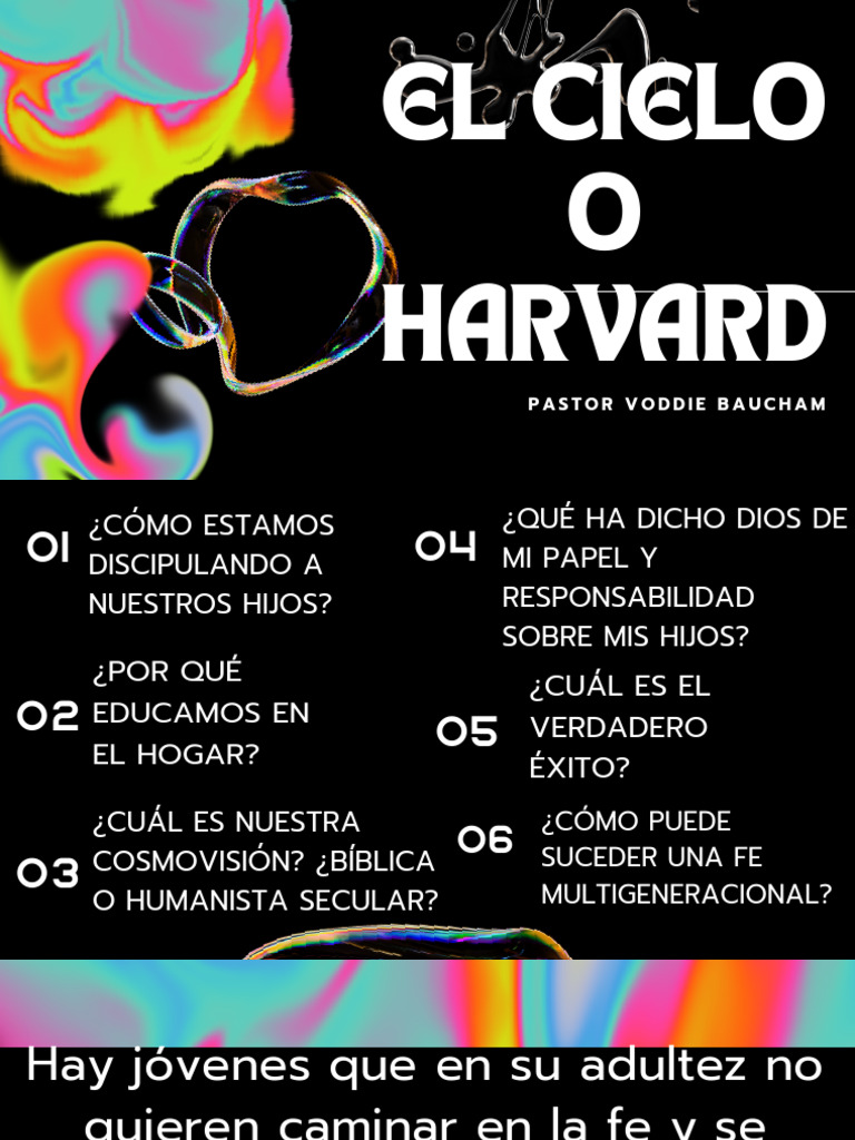 Presentación Leidi Solis sobre conferencia Voddie Baucham | PDF