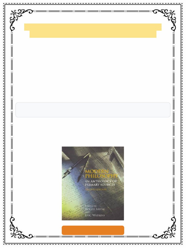 Modern Philosophy 2nd Edition Roger Ariew ebook multi-device access ...