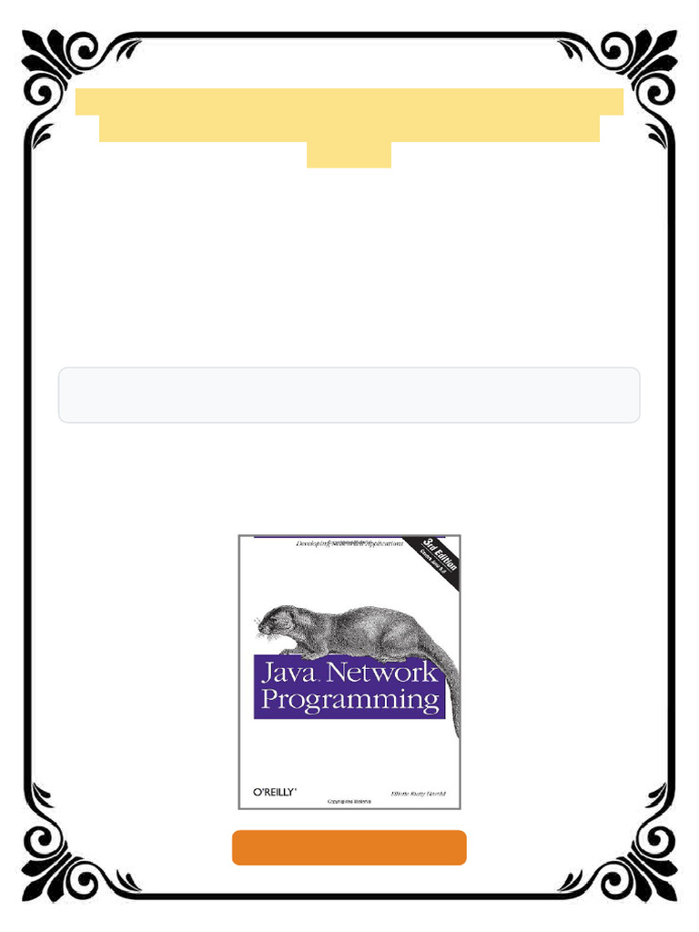 Java Network Programming Third Edition Elliotte Rusty Harold ebook ...
