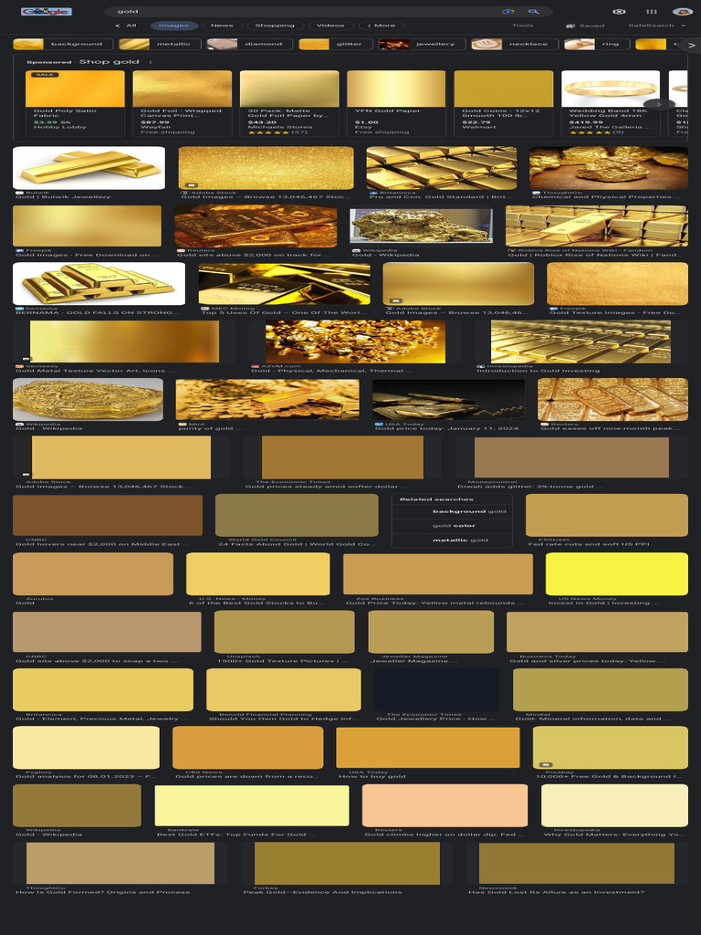 Gold - Google Search | PDF | Gold As An Investment | Gold