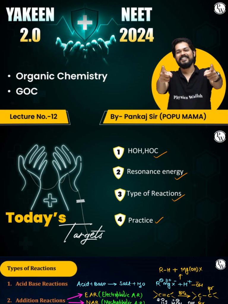 GOC 12 Class Notes Yakeen 2 0 2024 Legend | PDF