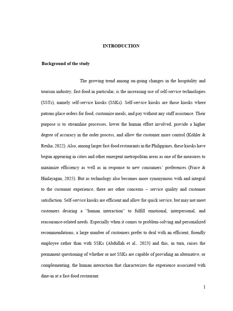 Thesis Part 3 | PDF | Customer Satisfaction