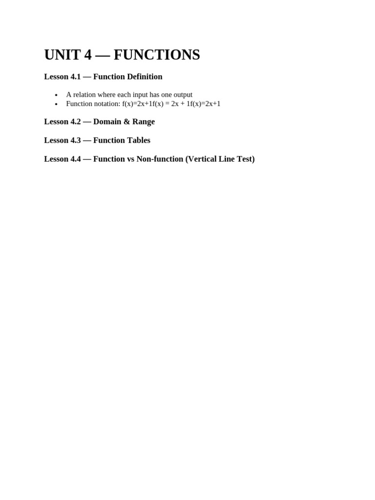 Algebra w4 | PDF