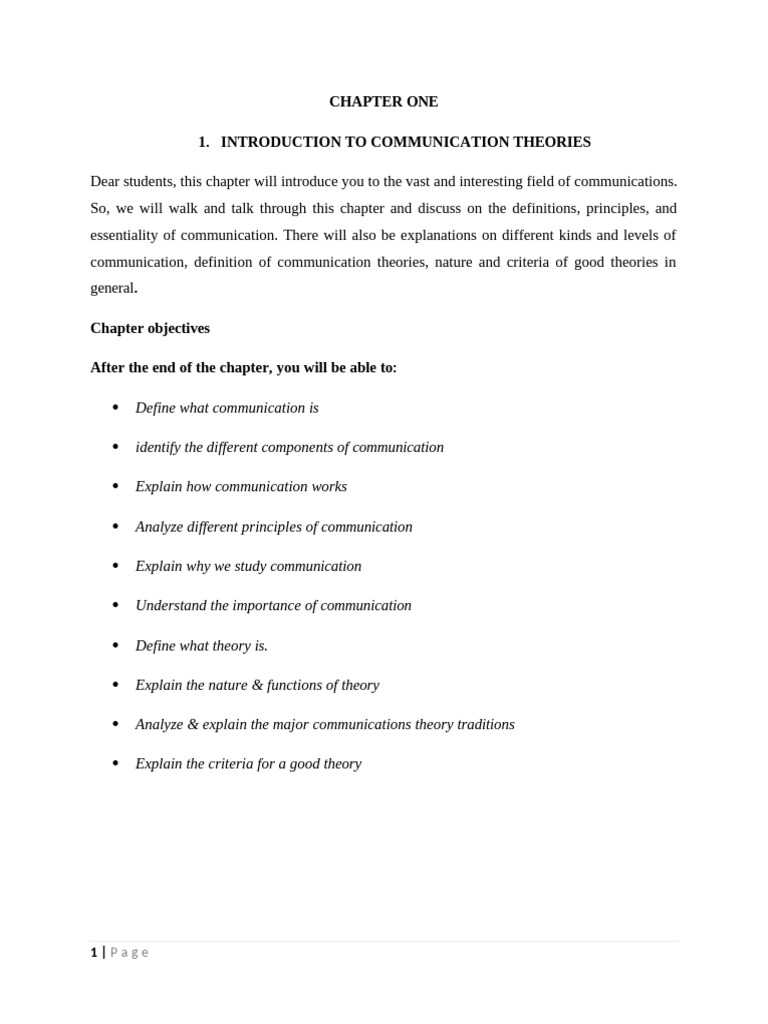 Communication Theory Modul | PDF | Public Speaking | Communication