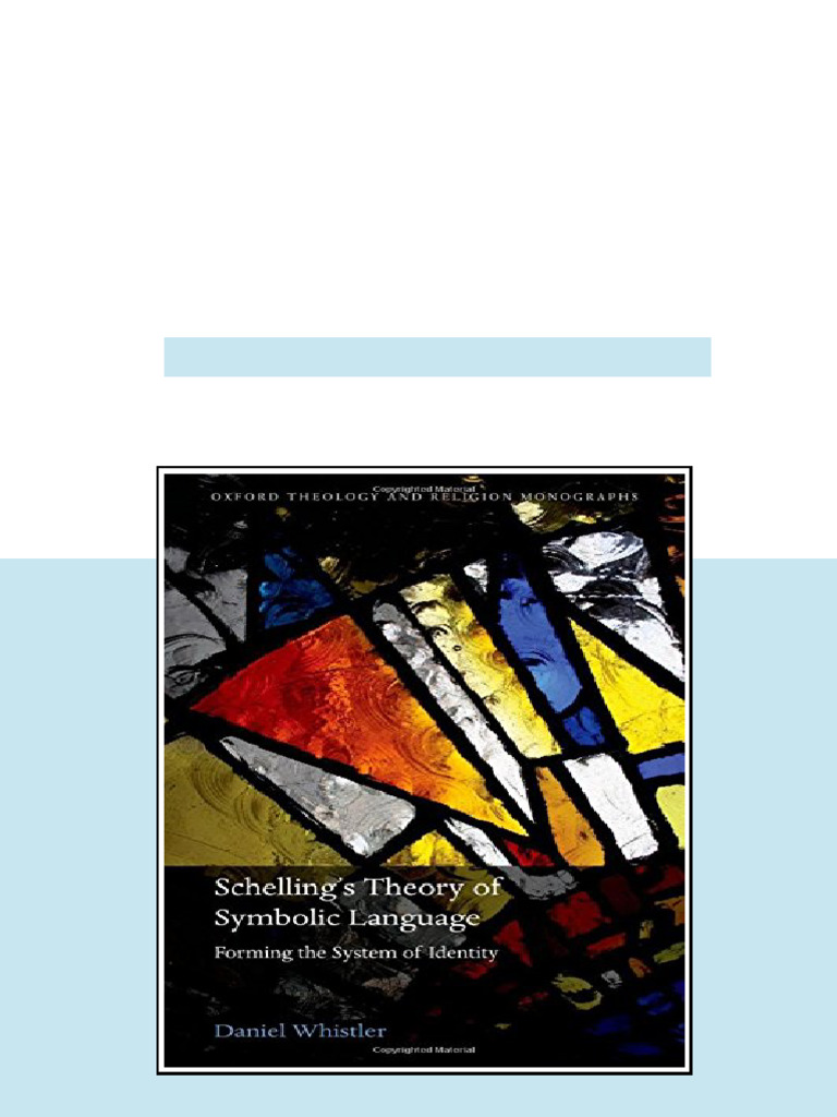 (Ebook) Schelling's Theory of Symbolic Language: Forming The System of ...