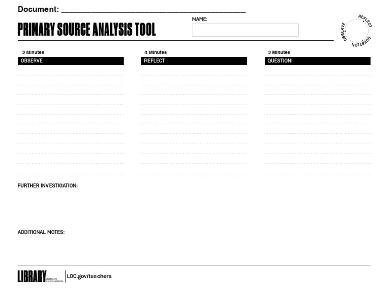 Primary Source Analysis Guide | PDF