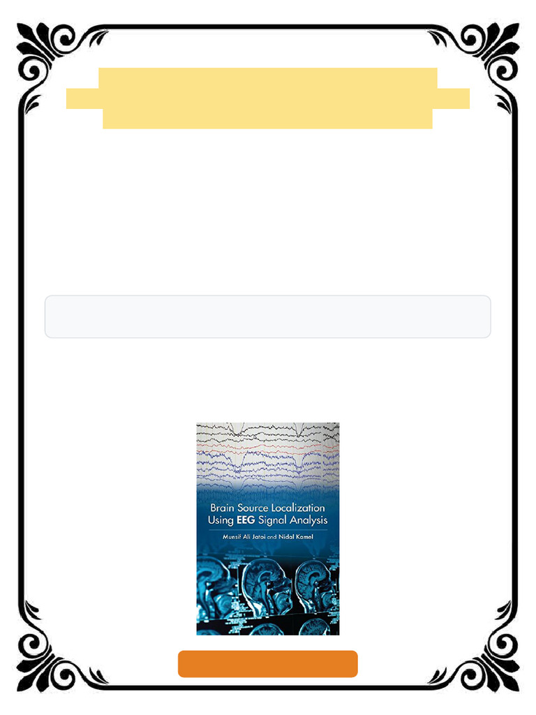 Brain Source Localization Using EEG Signal Analysis 1st Edition Munsif ...
