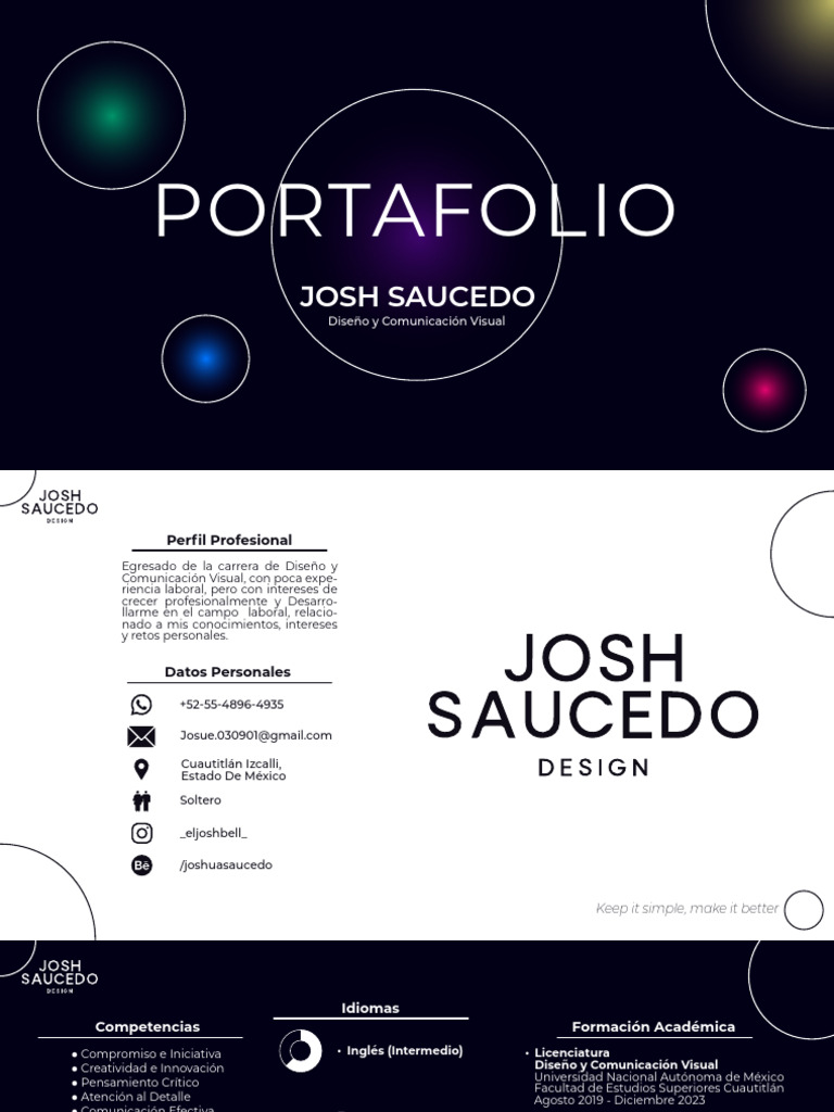 Portafolio de Diseño de Josué Saucedo | PDF