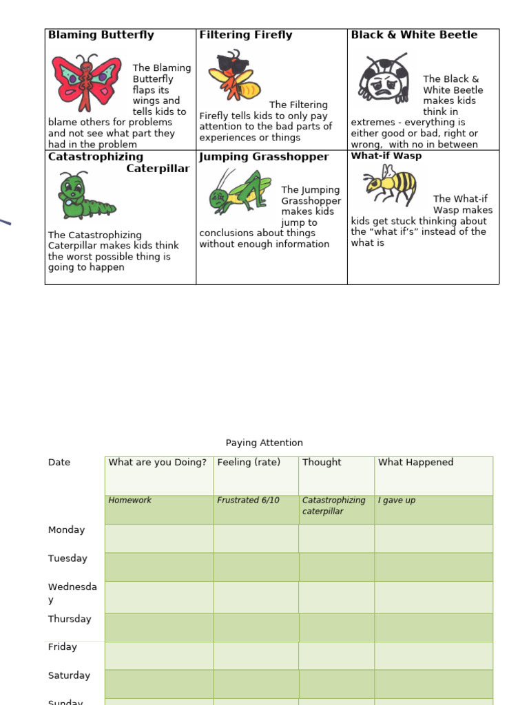 Don't Bug My Brain CBTBugs | PDF