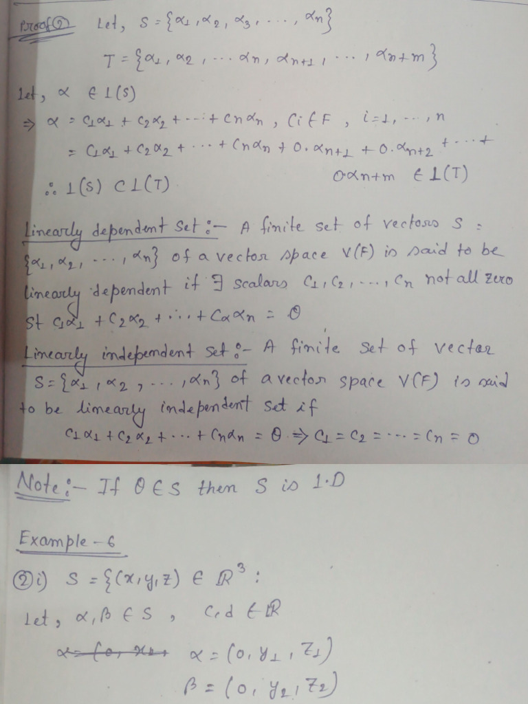 Linear Algebra 2 Pdf