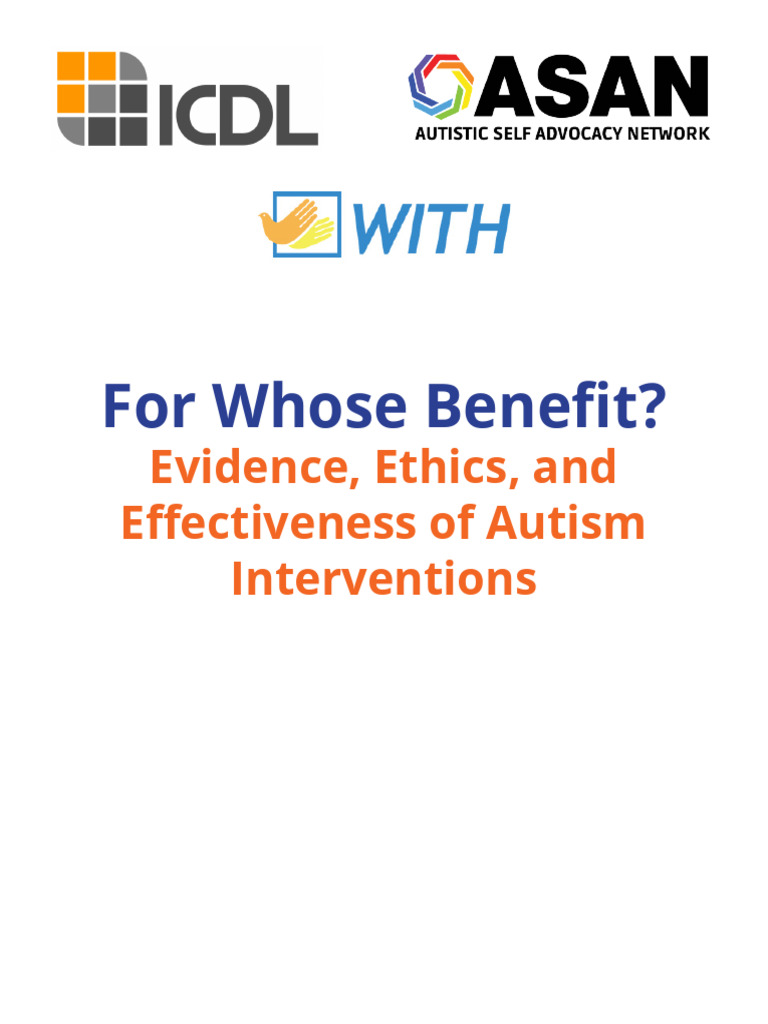 manual-extra-handout | PDF | Autism | Psychological Concepts