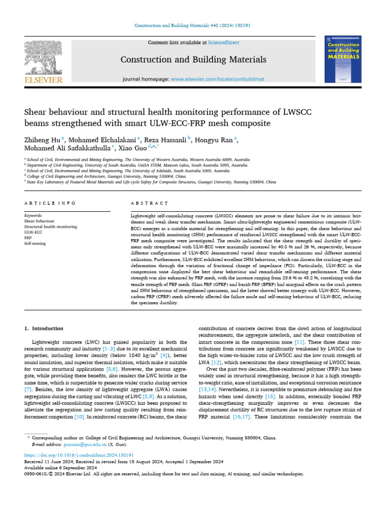 Hu ZH-2024-CBM-Shear Behaviour and Structural Health Monitoring ...