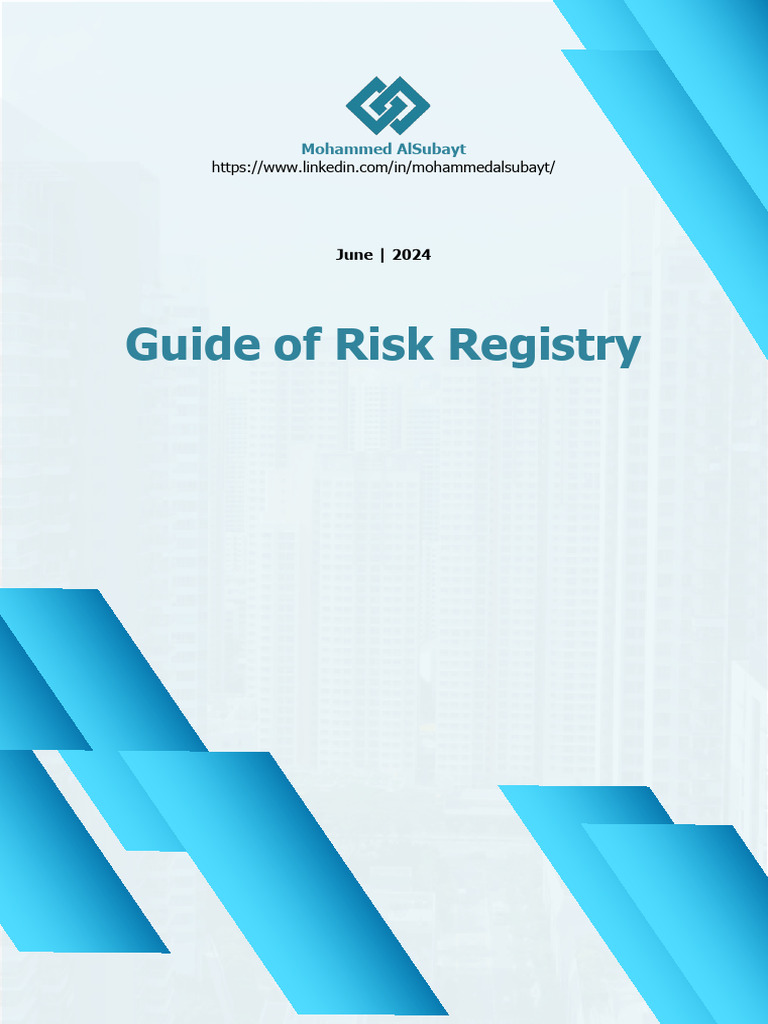 Risk Registry 1719345453 | PDF | Risk | Risk Management