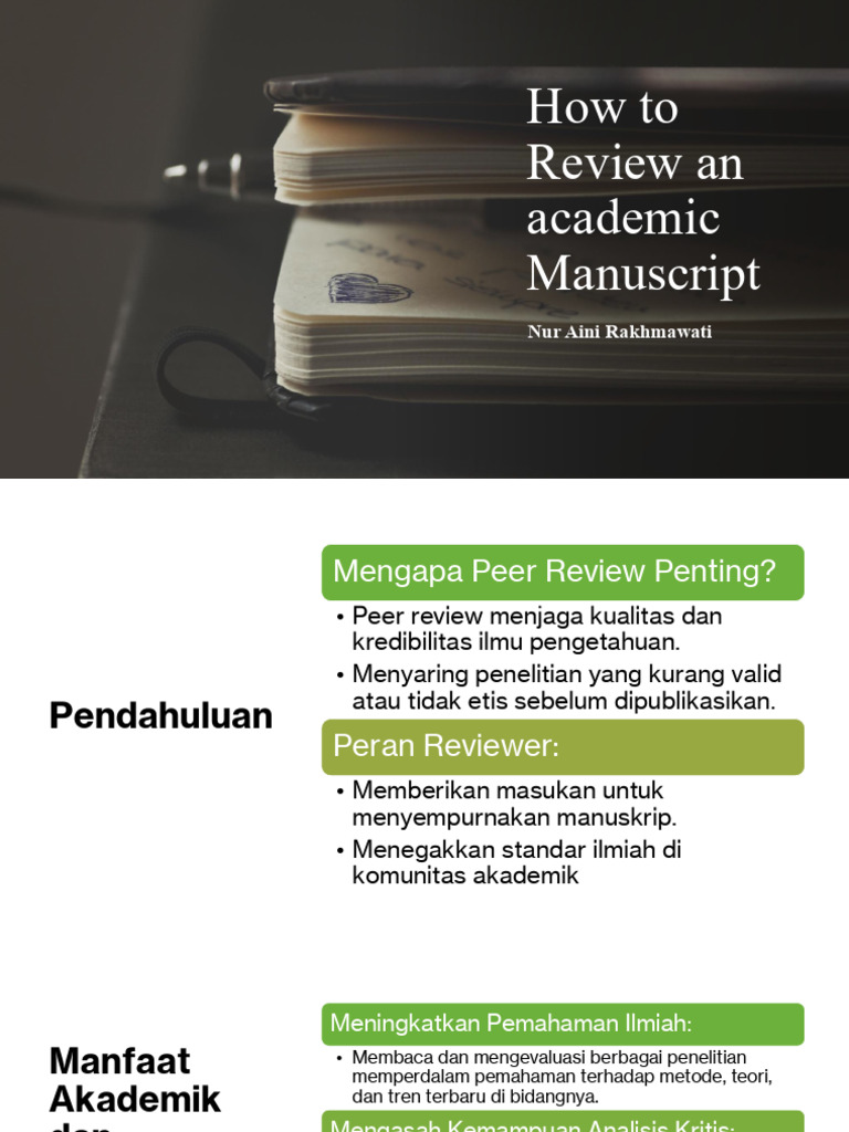 How to Review a Manuscript in a Journal-2 | PDF