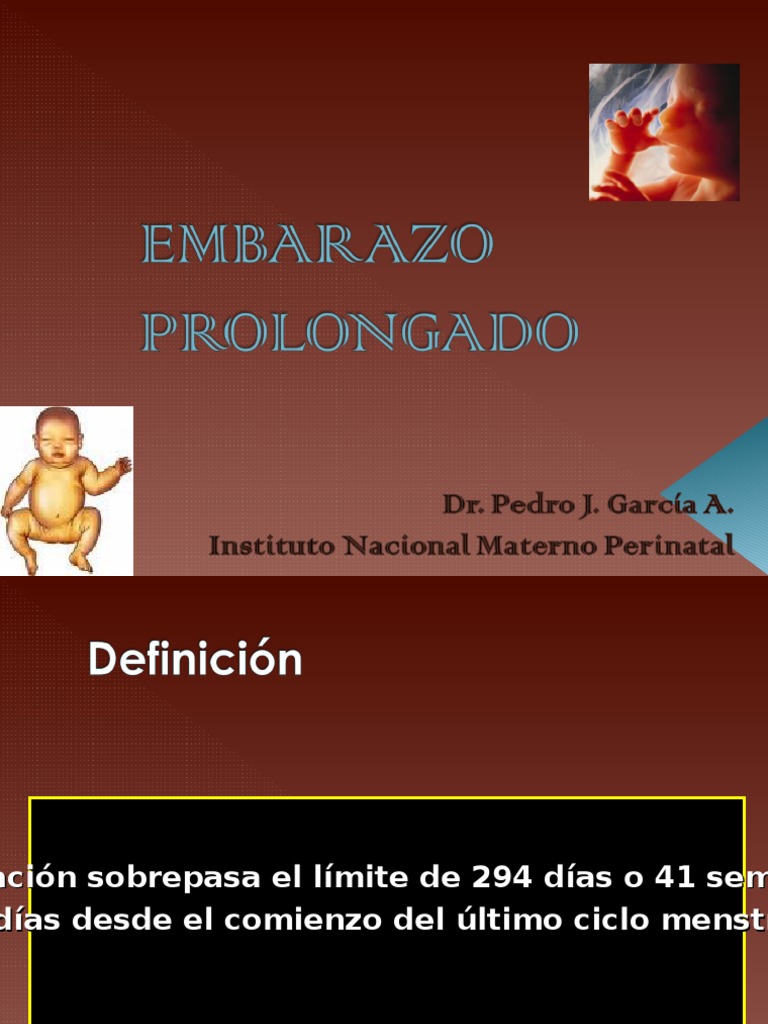 Embarazo Prolongado | PDF | El embarazo | Parto