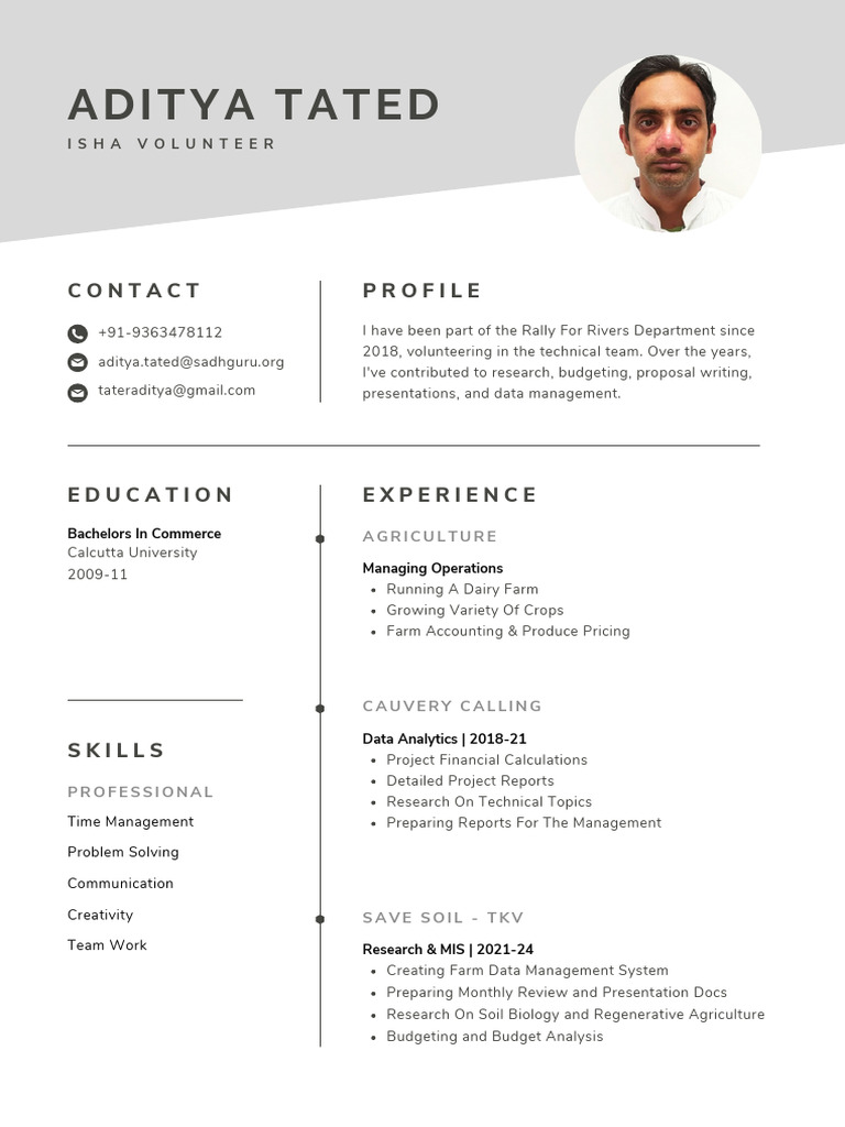 Aditya Tated Resume | PDF