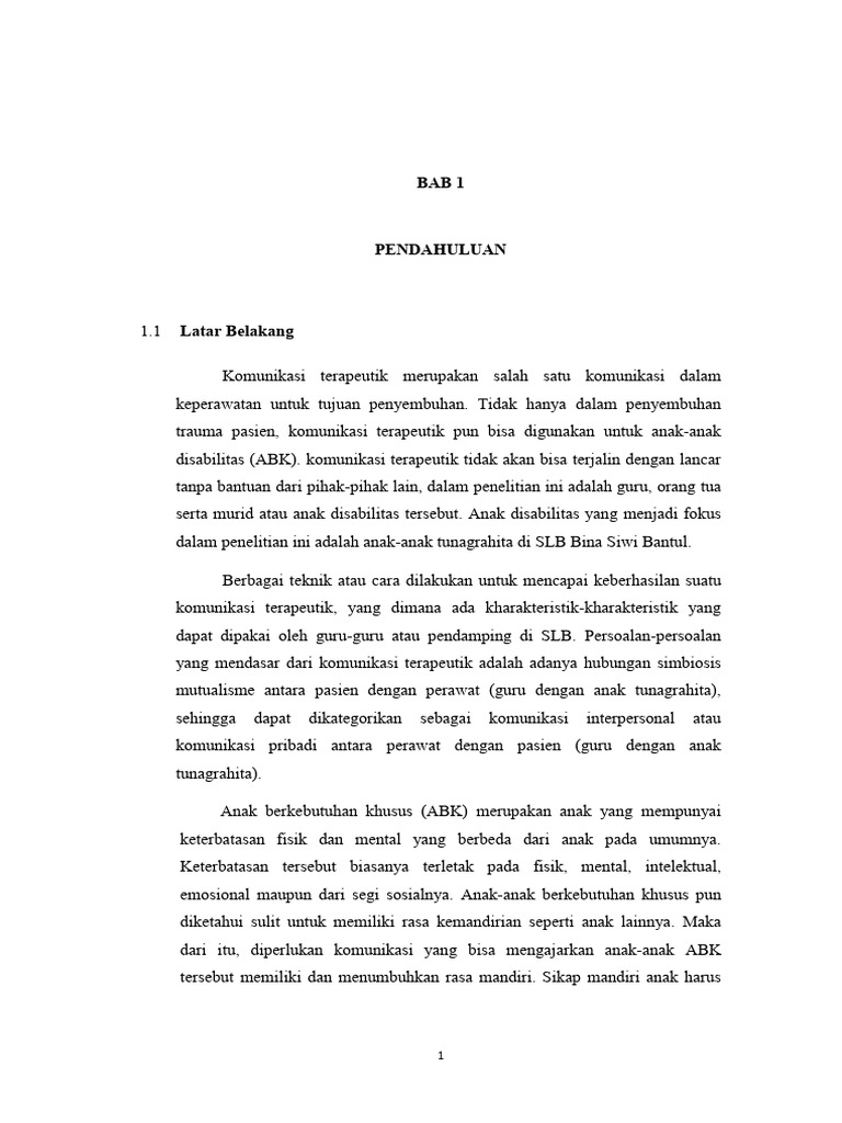 BAB I | PDF