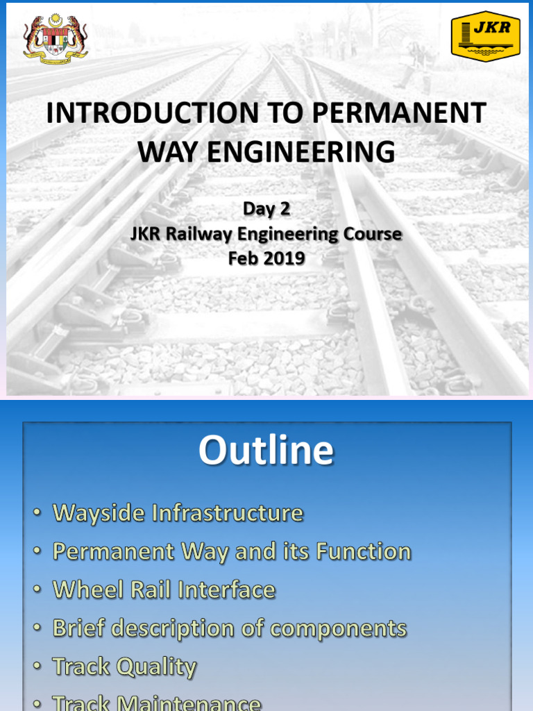 Permanent Way Engineering Overview | PDF | Mechanical Engineering ...