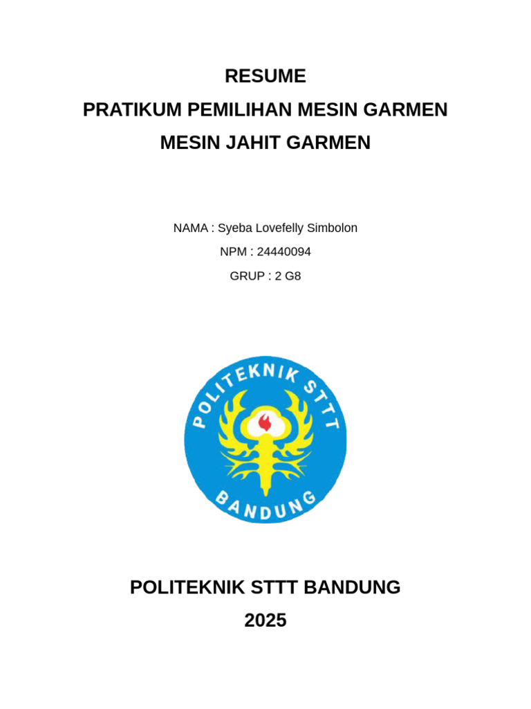 Laporan Pmg Stitch | PDF