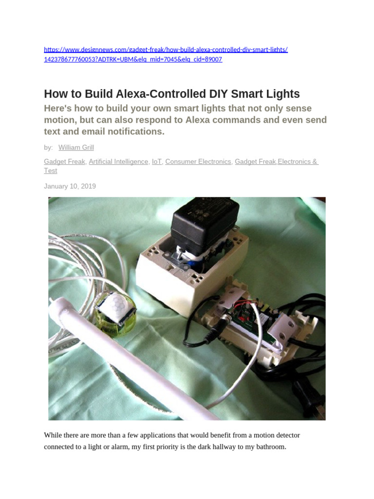 Build Alexa-Controlled Smart Lights | PDF | Telecommunications | Computing