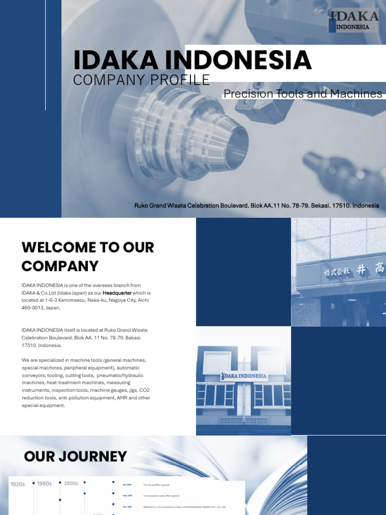 IDAKA Indonesia: Precision Tools & Machines | PDF | Energy Conservation ...