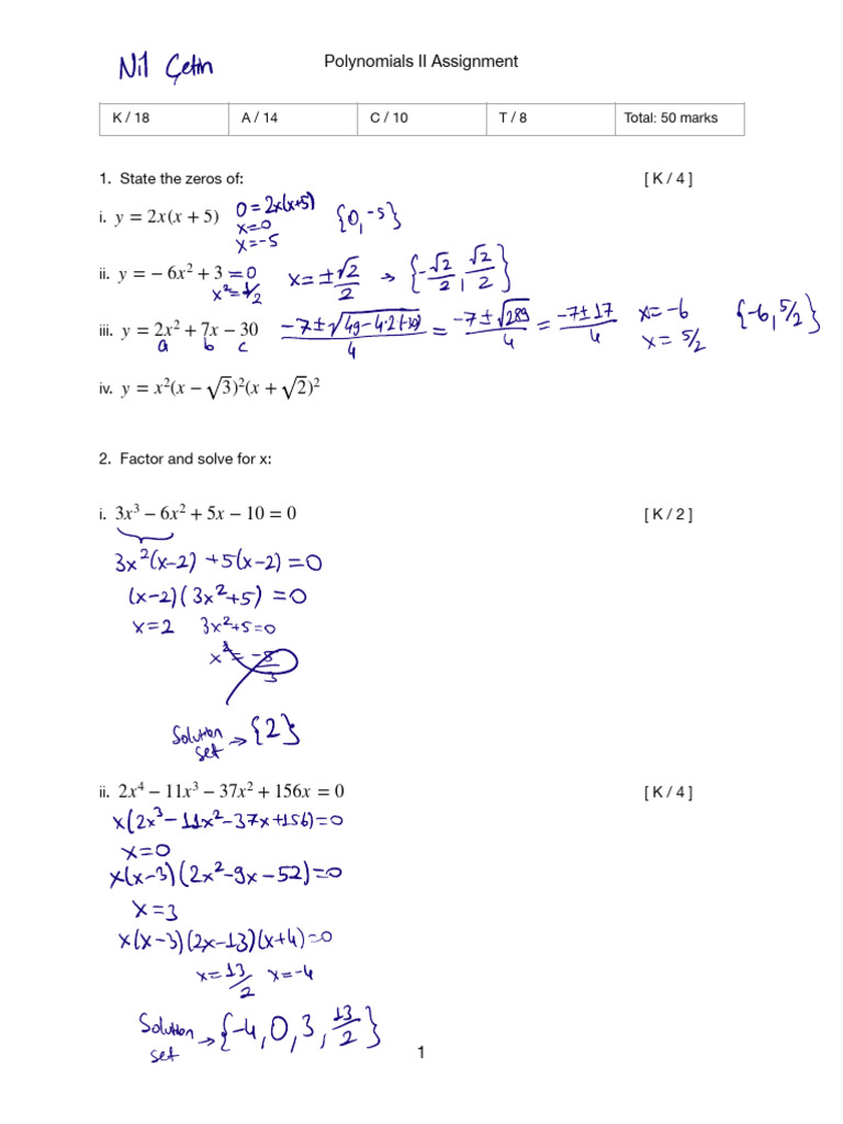 Summative Polynomials II PDF v6 2 | PDF | Polynomial | Abstract Algebra