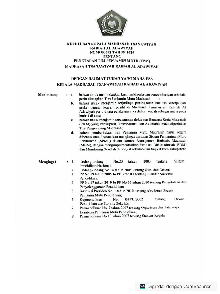 SK TPM 24 25 | PDF