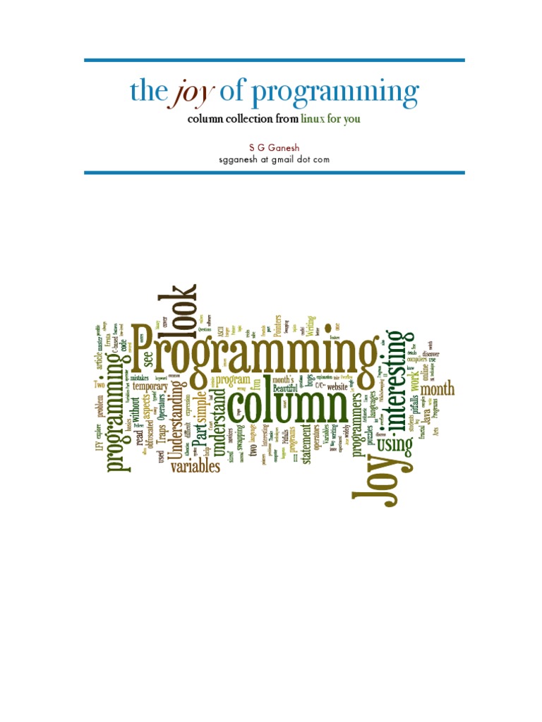 The Joy of Programming | Download Free PDF | Scope (Computer Science ...