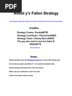 TDS Solo Fallen Strategies Guide | PDF | Leisure | Sports
