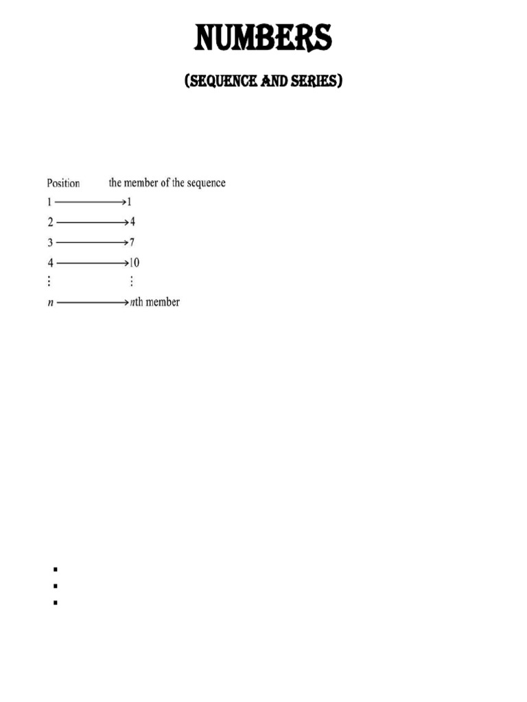Sequence and Series | PDF | Sequence | Set (Mathematics)