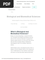 TR060 Biological and Biomedical Sciences Guide | PDF | Cell (Biology ...