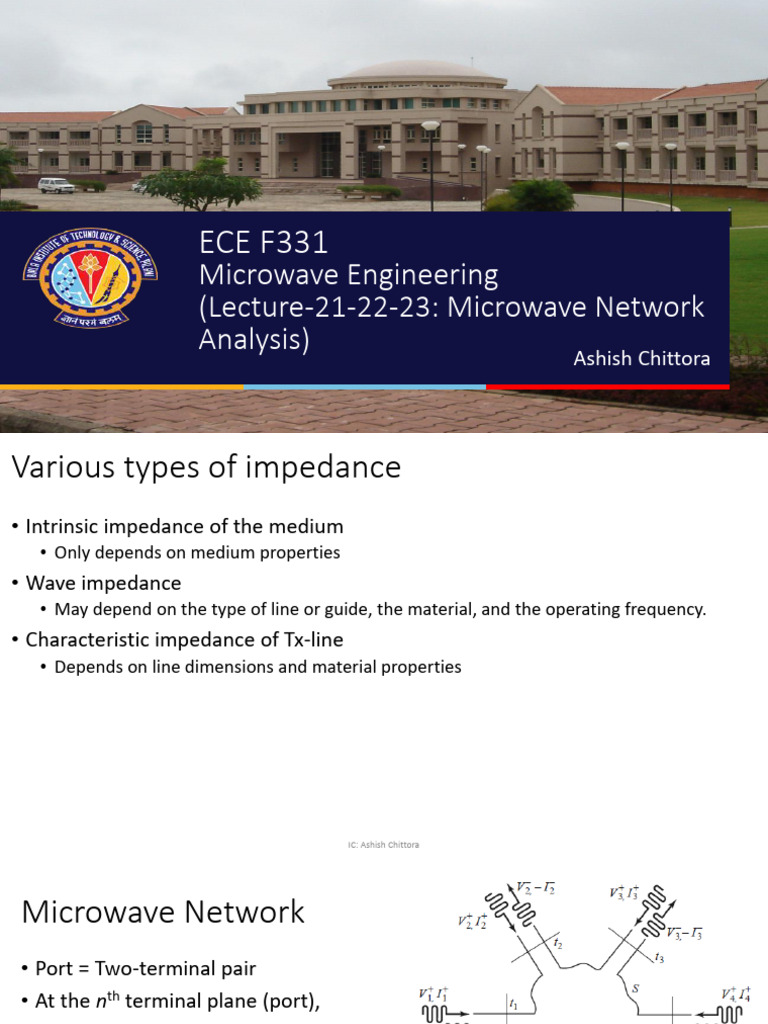 Microwave Network Analysis Techniques | PDF