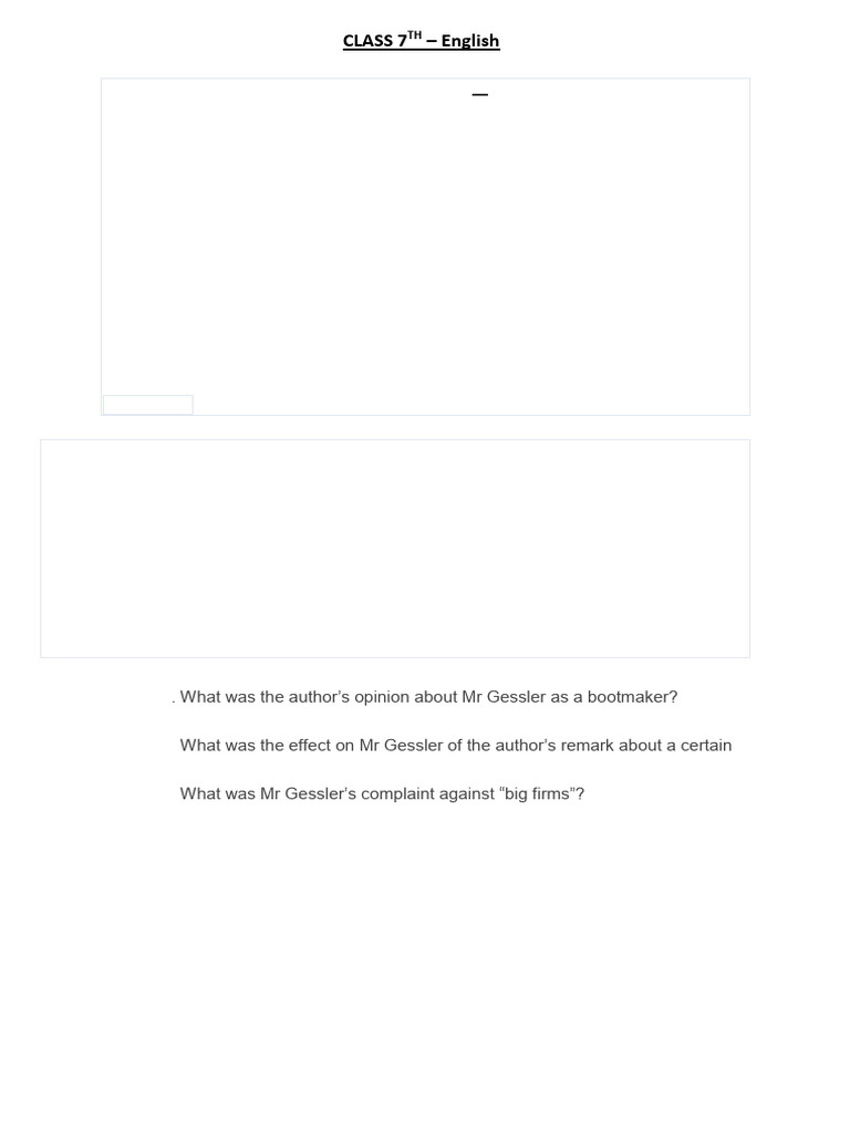 Mountain Village Life for 7th Graders | PDF