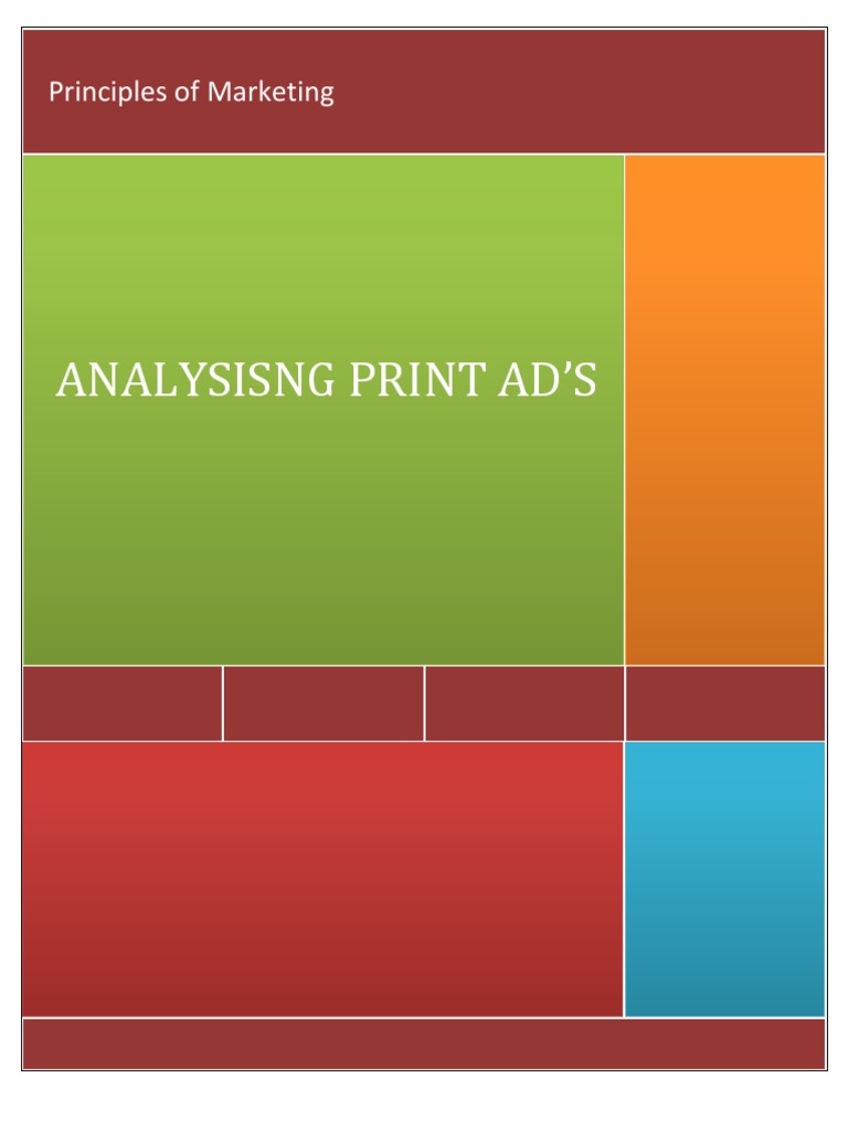 Print Ads Analysis | PDF | Advertising | Communication