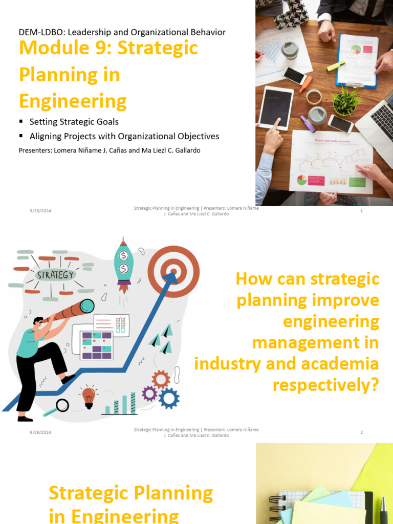 Strategic Planning for Engineering Teams | PDF | Strategic Planning | Goal