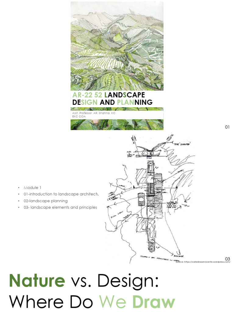 Landscape Architecture: Design & Planning | PDF | Green Infrastructure ...