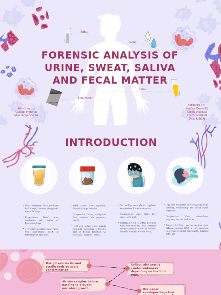 Forensic Analysis of Biological Fluids | PDF | Digestion | Feces