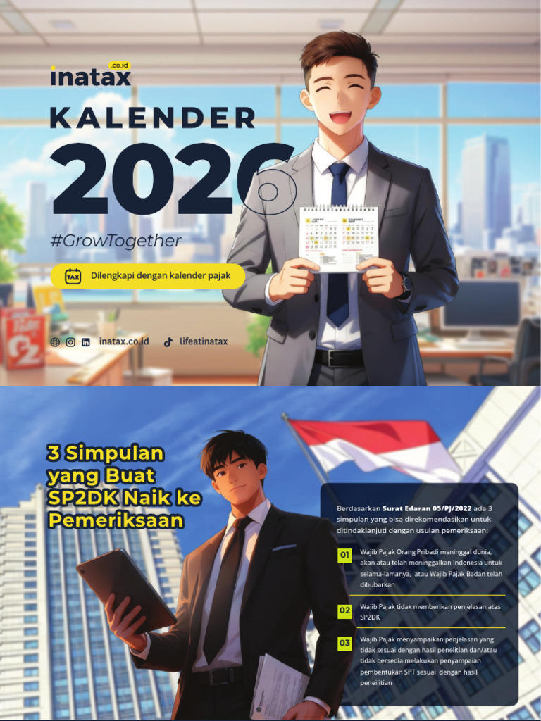 Kalender Pajak 2026 dan SP2DK | PDF
