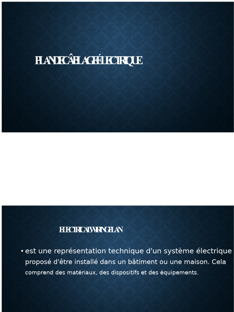 Guide du Plan de Câblage Électrique | PDF