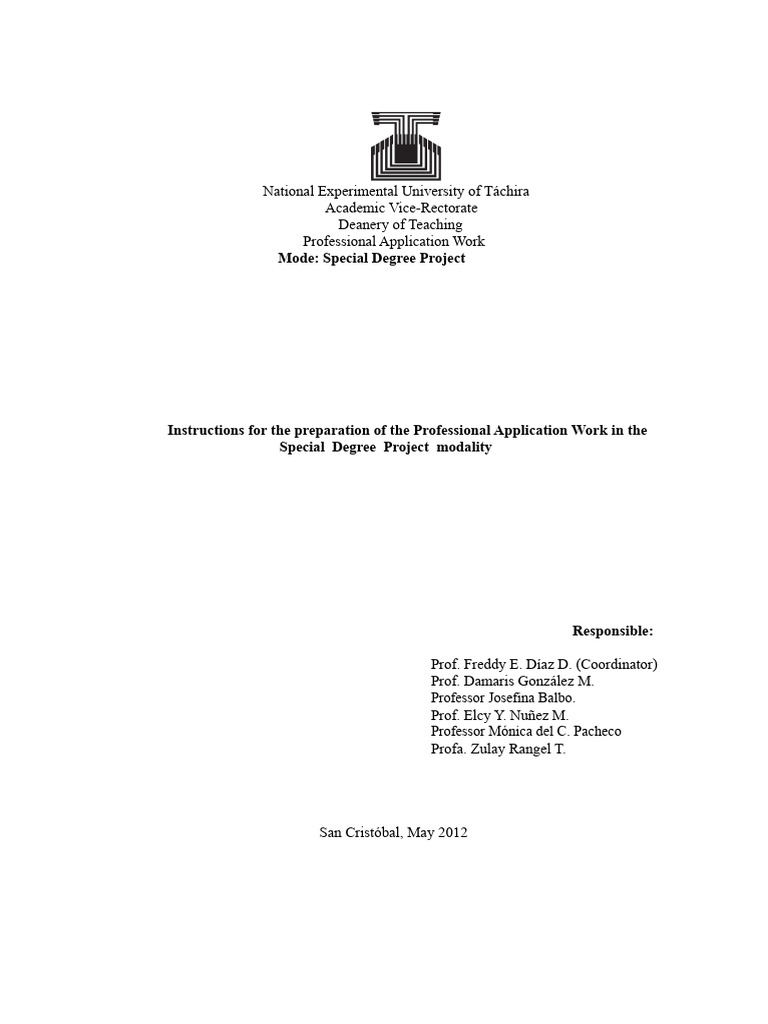 Graduation Thesis Guidelines UNET | PDF | Methodology | Qualitative ...