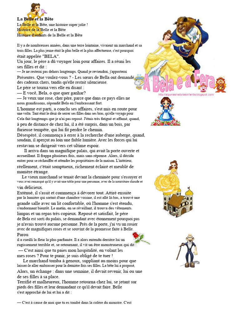 La Belle et la Bête : Un amour enchanté | PDF