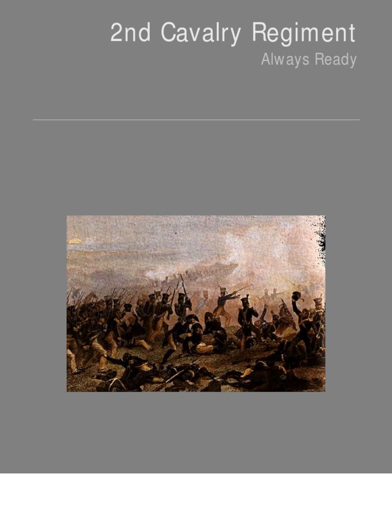 2nd Cavalry Regiment | PDF | Warfare | Military Organization