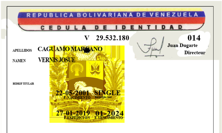 identiteitskaart Venezuela | PDF
